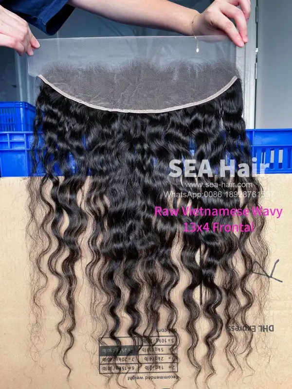 Raw Sea Hair Burmese Wavy 4x4/5X5/6x6/13X4/13x6 Lace Closure/Frontal