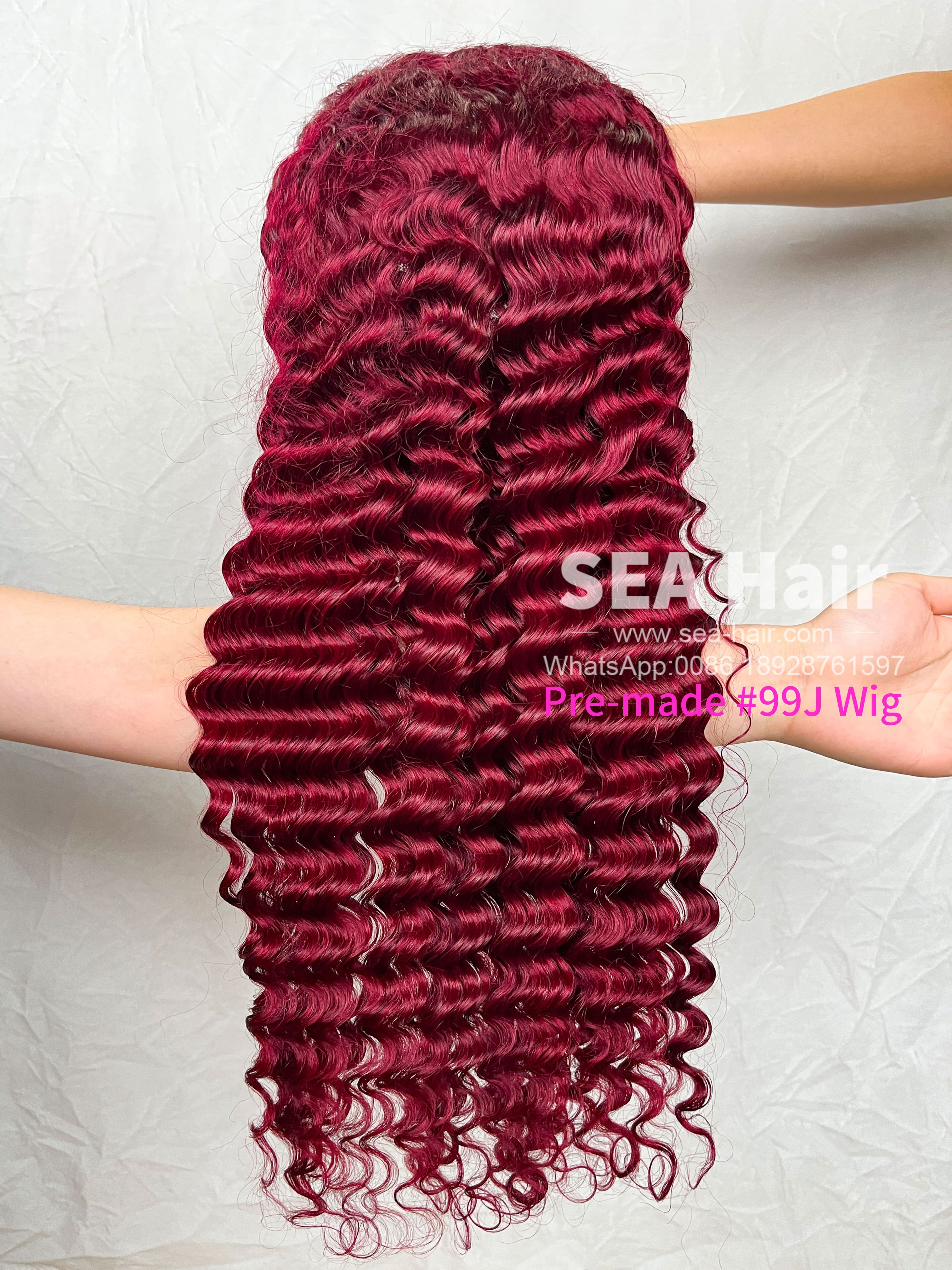 SEA Hair Deep Wave 5x5/13x4/13x6 HD And Transparent Pre-made Lace Wigs