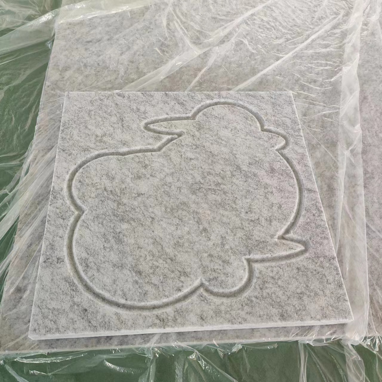 Polyester fiber felt cutter PET acoustic panel CNC cutting machine