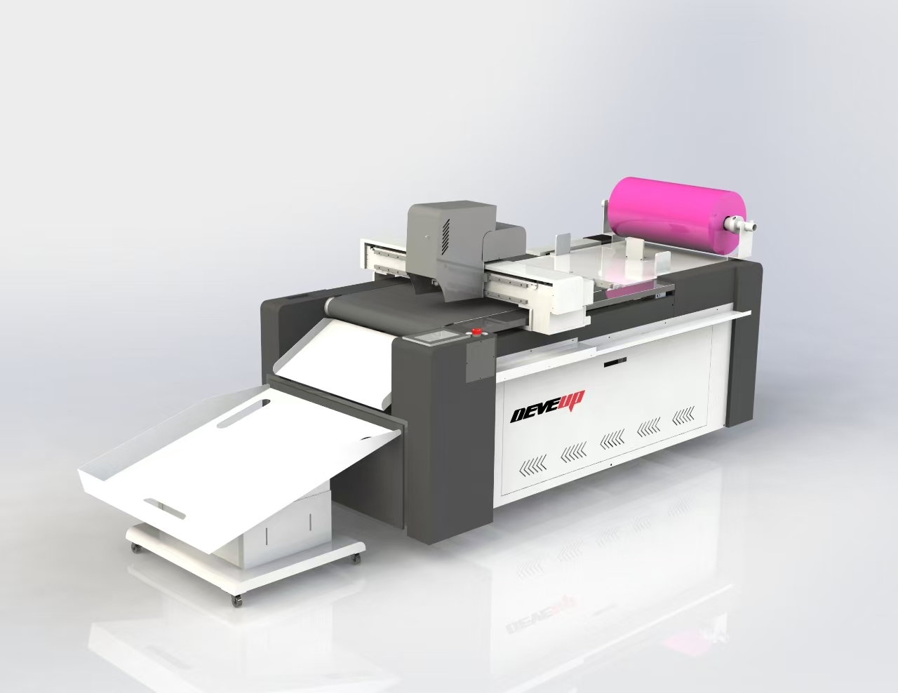 Oscillating Knife Cutting Machine for carton packaging carboard box ...