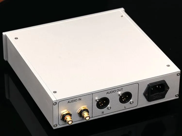 Finished Precision Dual Channel Single-ended To Balance Audio Converter RCA to XLR DRV134 Converter