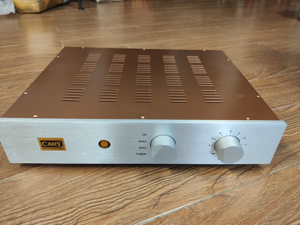 Cary preamplifier Aluminum panel iron Copper plating body DIY chassis ...