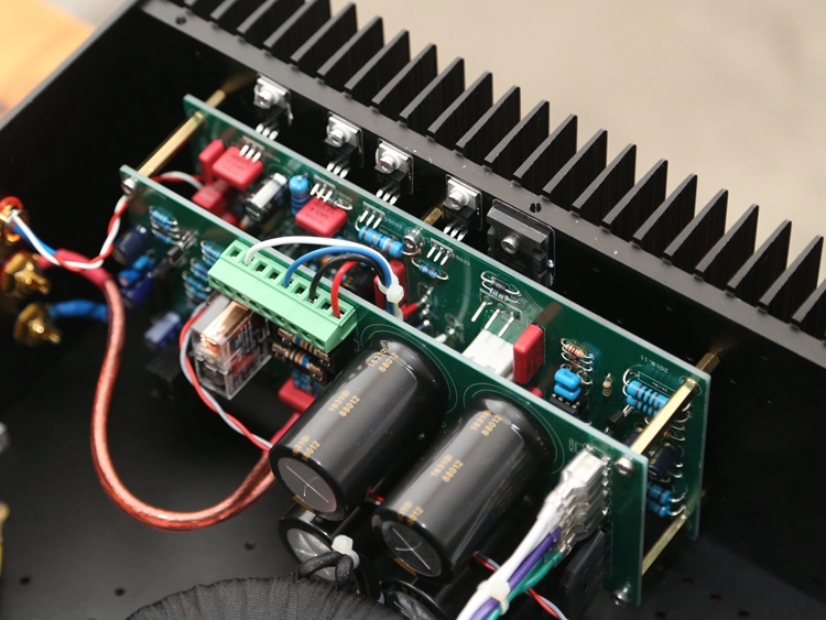 Finished HiFi Home Amplifier D5 Dual Channel 150W*2 Power Amplifier Based On dartzeel NHB-108 ...