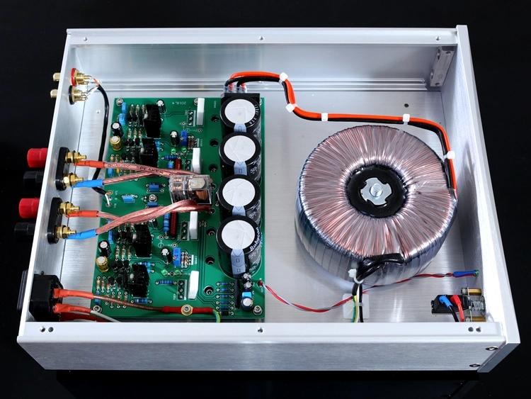 N2 HiFi 70W+70W dual channel Power amplifier with Sanken 2SC2922 ...