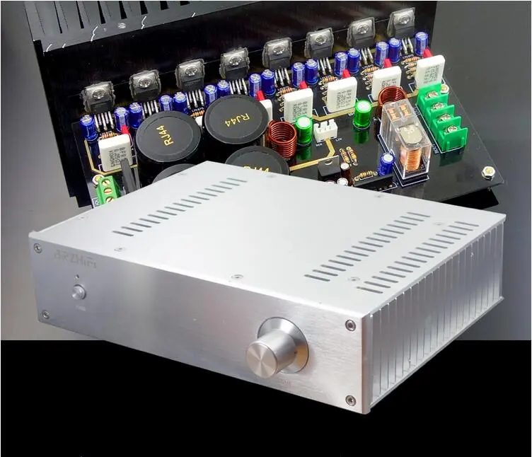 Finished LM1875 HiFi Home Audio Sound Amplifier Stereo 60W*2 Based on Gaincard GC Power Amp Circuit