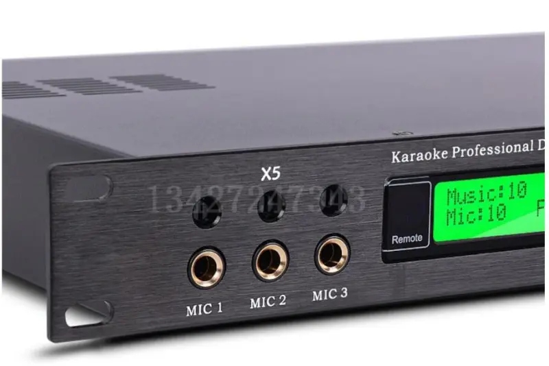 X5 Kara OK.KTV digital preamplifier effector professional audio processor Equalizer mixer anti ...