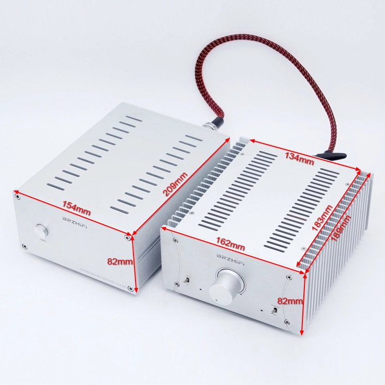 Finished STK426-530 2X100W HIFI Class AB desktop split Audio power ...