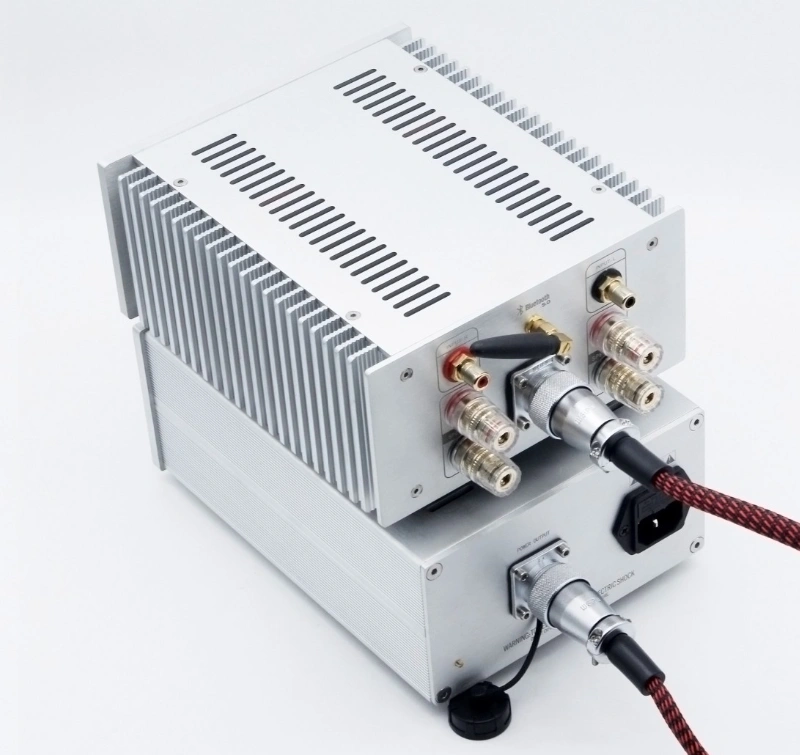 Finished STK426-530 2X100W HIFI Class AB desktop split Audio power ...