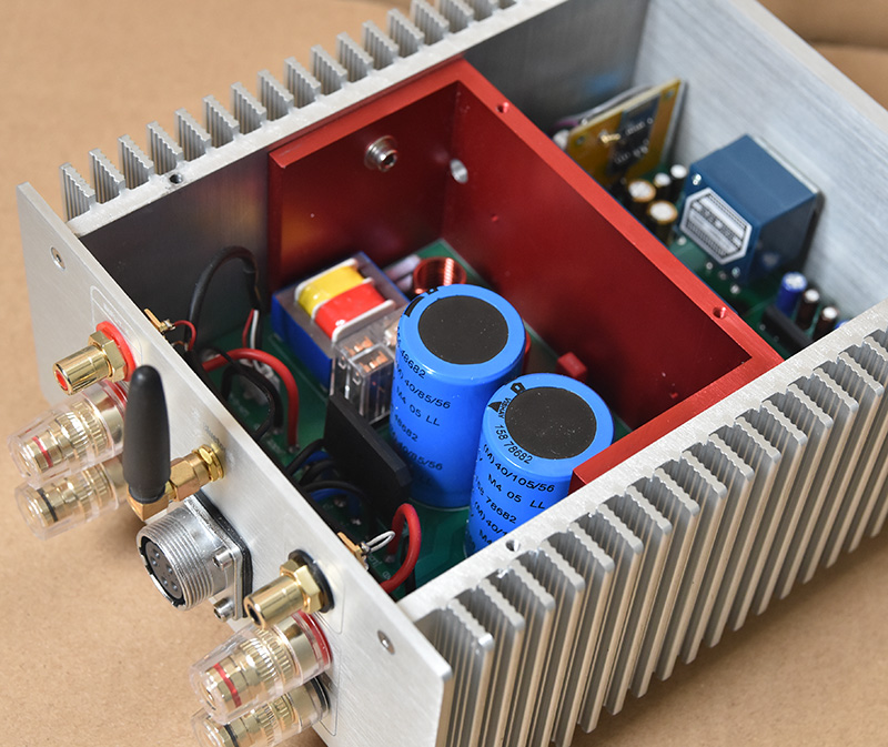Finished STK426-530 2X100W HIFI Class AB desktop split Audio power ...