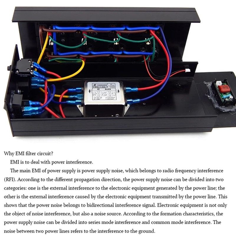 3000W 15A Paiwa TP80 European Standard 8-bit EU Power Filter Audio Purifier Socket Duplex 2 ...