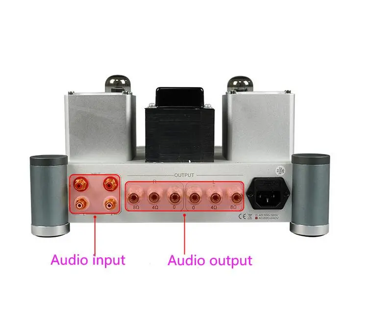A20 EL34 Class A Tube Power Amplifier 10W*2 300B Stereo Sound All Aluminum HiFi Amp Home Theater