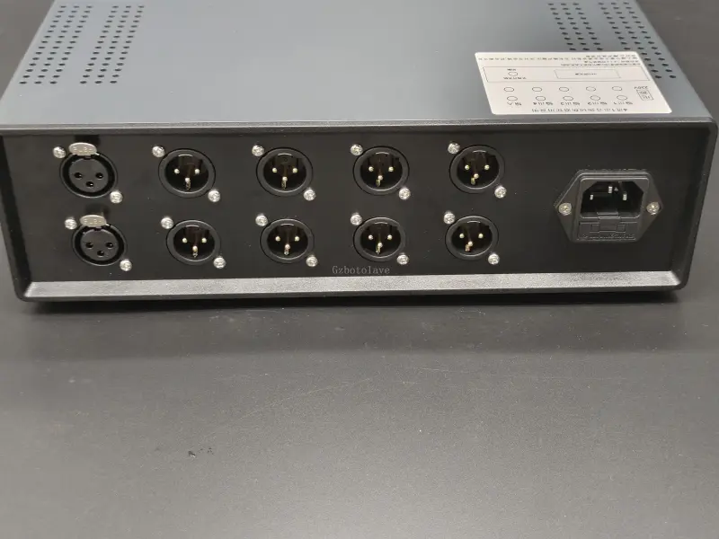 Remote control Fully balanced XLR interface 4-in-1-out 1 in 4 out ...