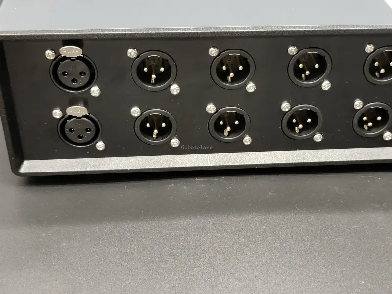 Remote control Fully balanced XLR interface 4-in-1-out 1 in 4 out ...