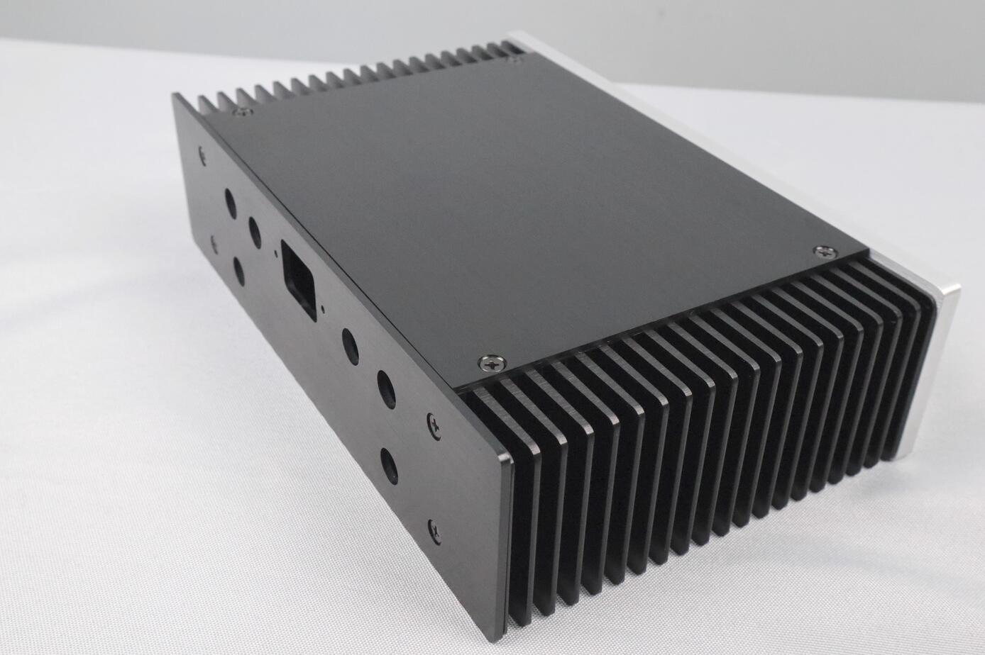 Aluminum chassis 2607 short version power amplifier chassis class A hifi DIY Case with heatsink
