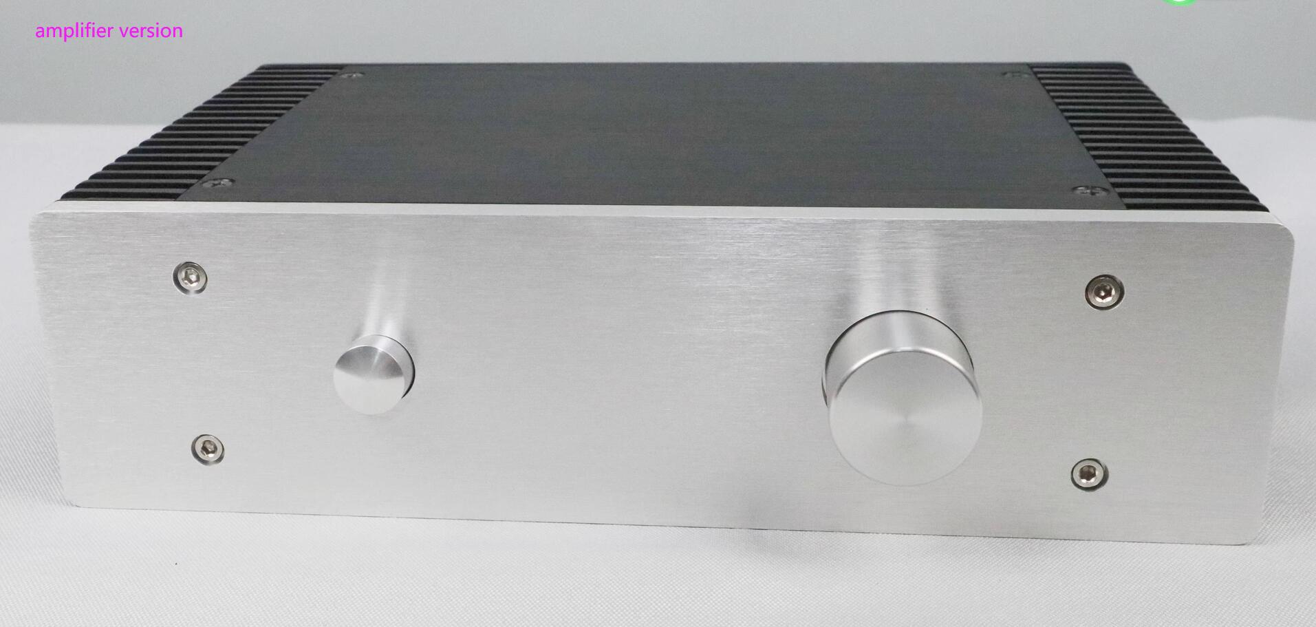 Aluminum chassis 2607 short version power amplifier chassis class A hifi DIY Case with heatsink