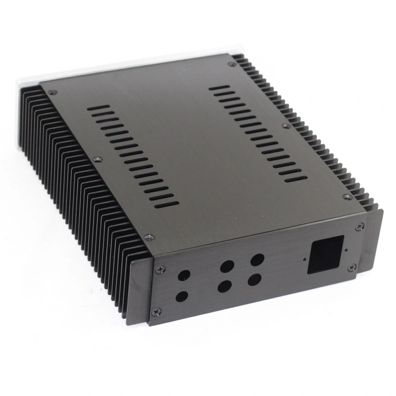 2107 All aluminum amplifier chassis / Class A hifi amplifier case / AMP Enclosure / DIY box with ...