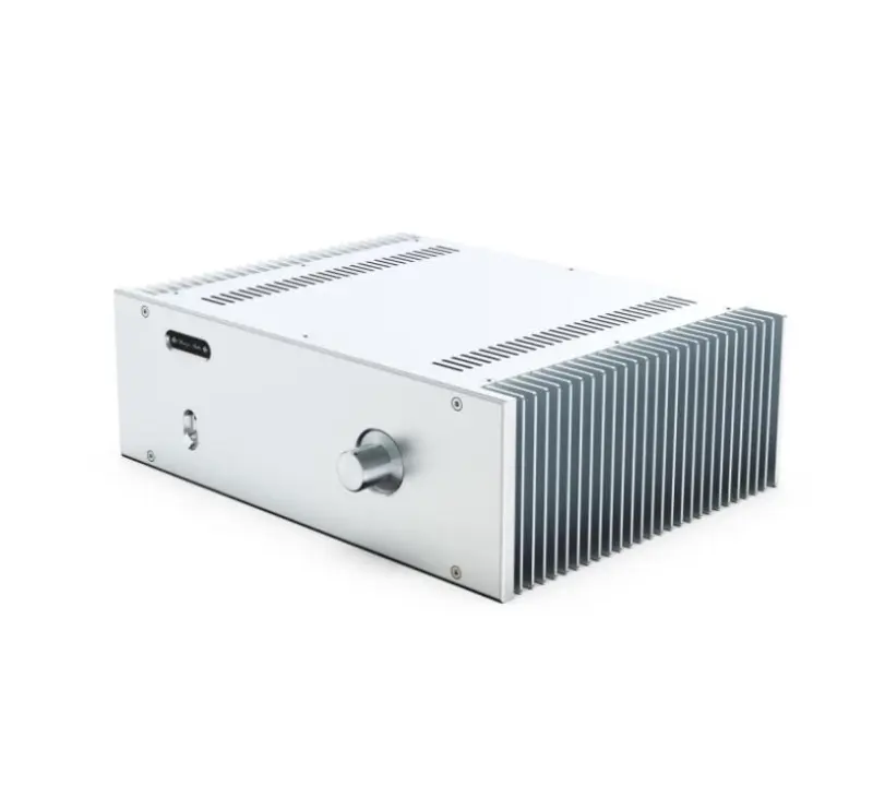 Full Aluminum Housing Amplifier Chassis Class A Amp Silver Case BZ3612A ...