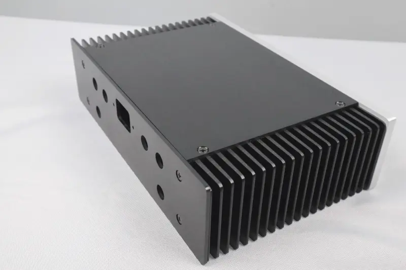 Aluminum chassis 2607 short version power amplifier chassis class A hifi DIY Case with heatsink