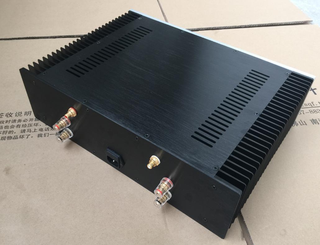 A4312 Full Aluminum Enclosure Audio Amplifier Chassis DIY Box Big Case with heatsink