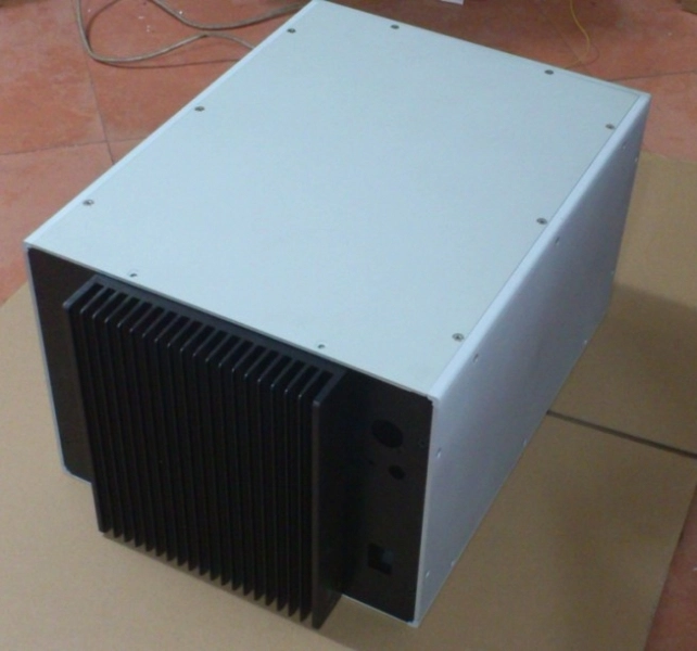 Luxury 3324 Full Aluminum Enclosure Audio Amplifier Chassis DIY Box Big ...