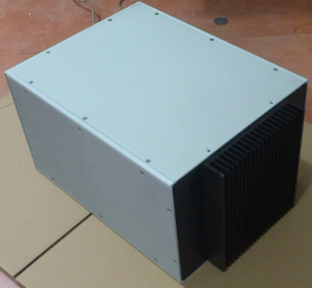 Luxury 3324 Full Aluminum Enclosure Audio Amplifier Chassis DIY Box Big Case with heatsink