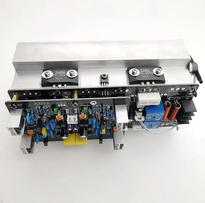 High power dual channel HIFI imported Sanken tube 2SA1494/2SC3858 stage ...