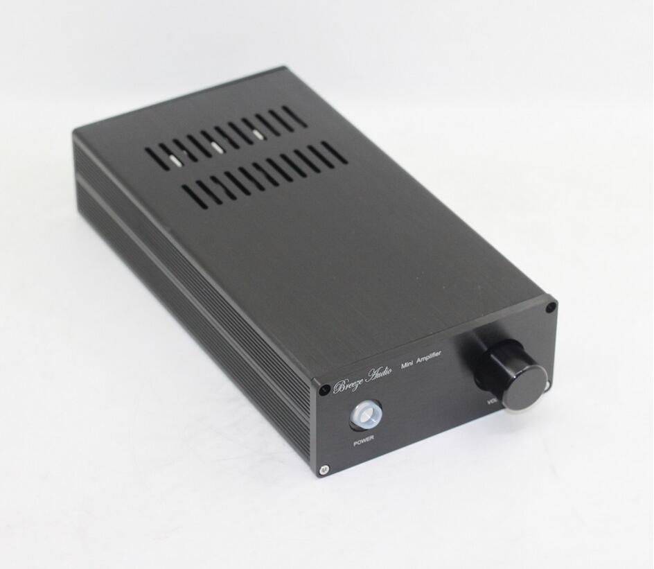 1306A All-Aluminum Home Audio Amplifier Chassis DIY DAC Decoder Case black