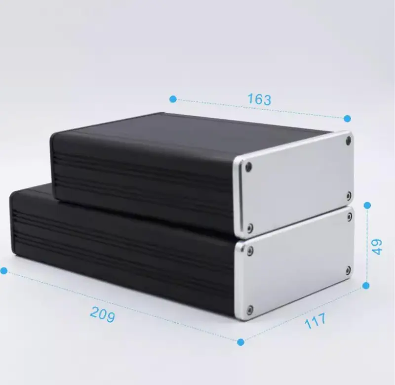 BZ1105 All-Aluminum Mini Amplifier Case Linear Power Chassis DIY Audio ...