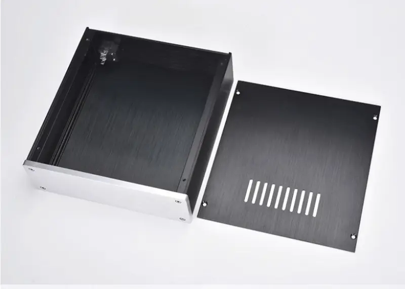 New DIY full Aluminum mini AMP Enclosure headphone Case D2207B Power ...