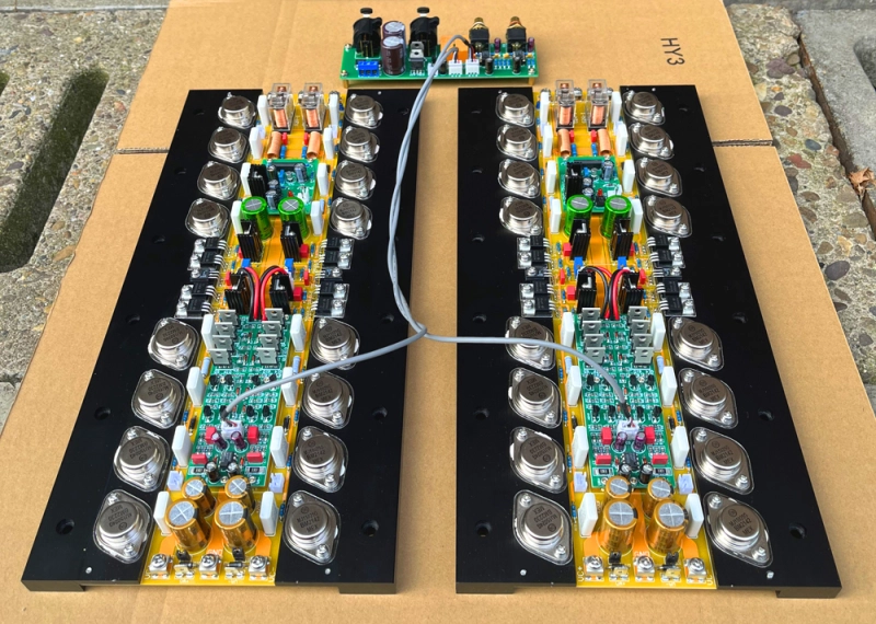 Assembled High power fully balanced power amplifier board Class A amp ...