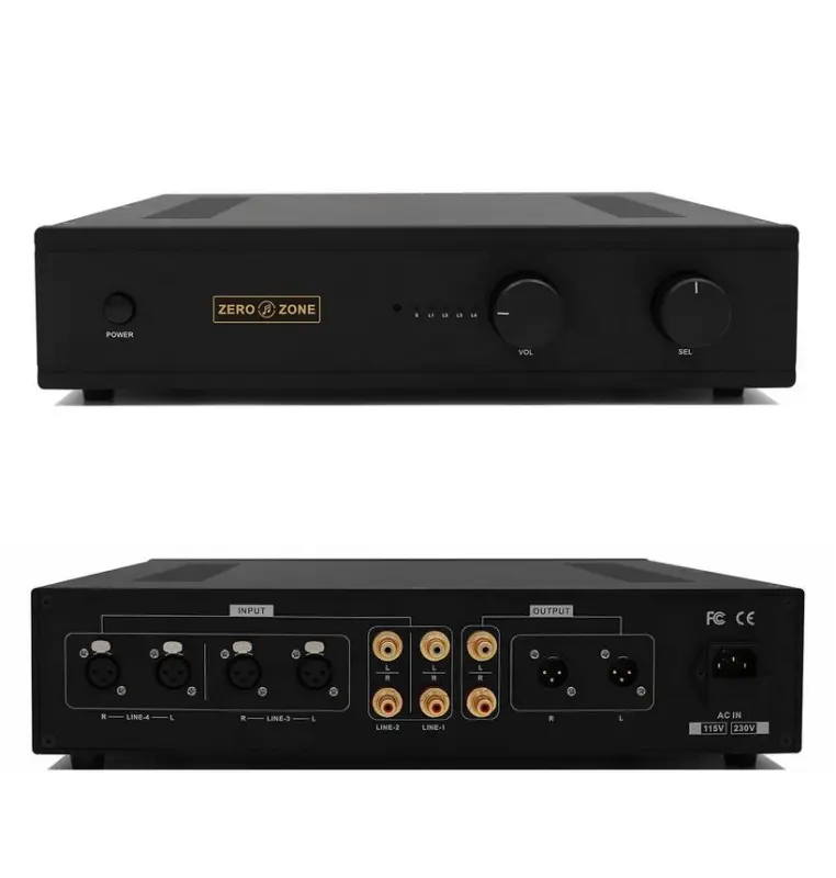 PRT-13A-BAL Remote Version Stereo Balance Tube Preamplifier Vacuum Tube ...