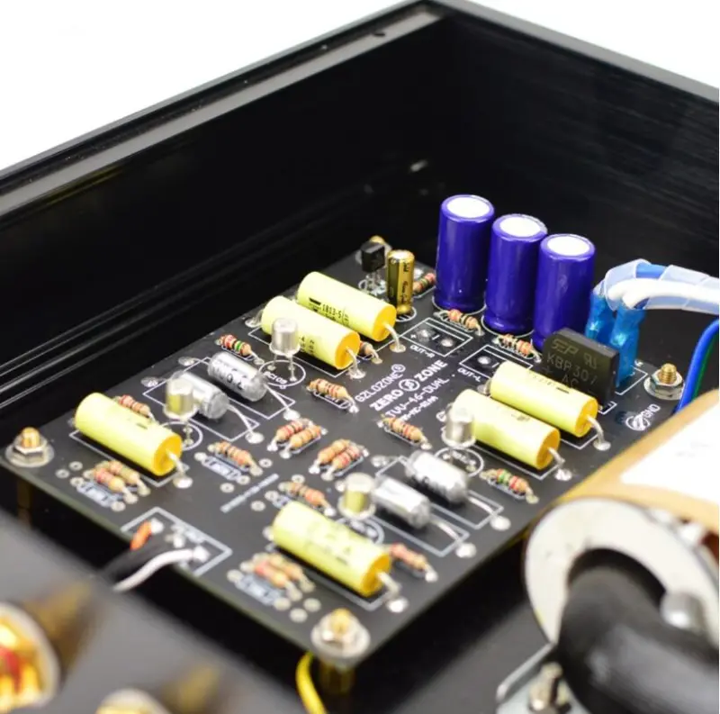 Finished Fully Discrete MC Phono Amplifier Base On Dual-TVV-46 Phono Amp