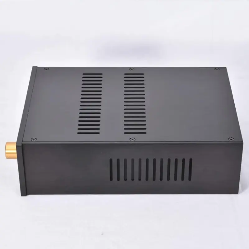 JC229 All Aluminum Power Amplifier Chassis Pre-Amp Enclosure Audio Amp ...