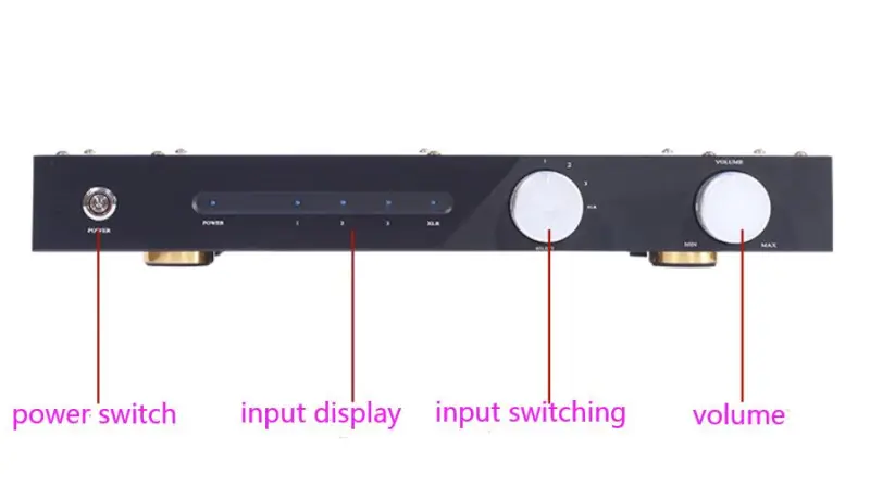 C-245 Fully balanced transistor class A preamplifier hifi preamp ...