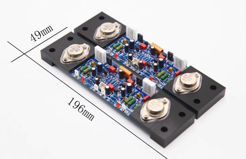 A20W HiFi pure class A 20W+20W power amplifier board with MJ15024 15025 ...