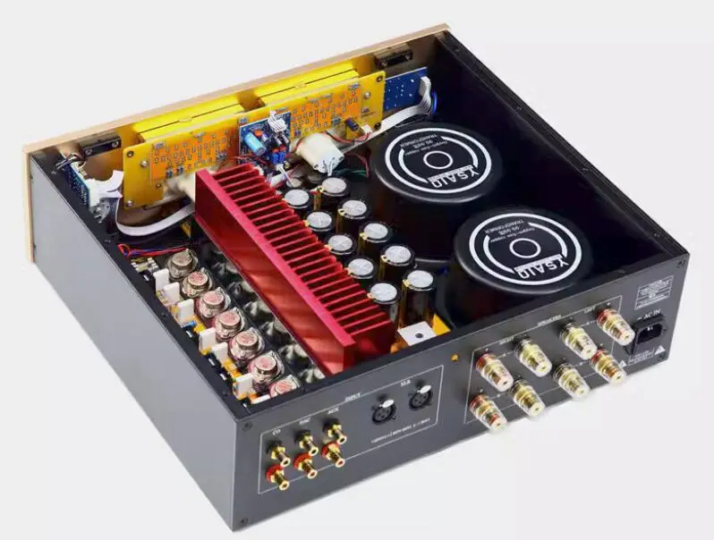 E800 200W+200W High-Power HIFI Amplifier with MJ15024 15025 Metal ...