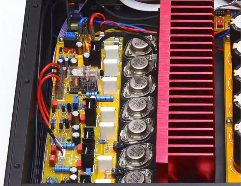 E800 200W+200W High-Power HIFI Amplifier with MJ15024 15025 Metal ...