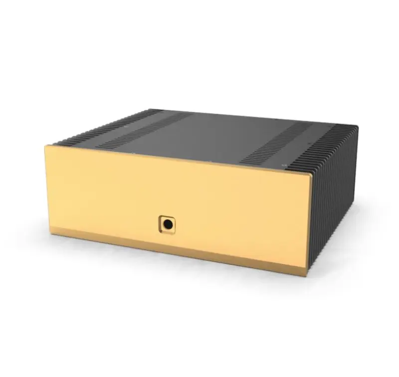E405 DIY Aluminum Chassis Class A Amplifier Case Power Amp Enclosure HiFi Box with heatsink