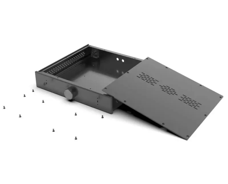 New JC2 Full Aluminum Preamplifier Chassis HiFi DIY Box Power amp case