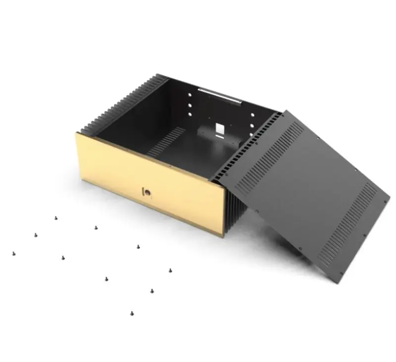 E405 DIY Aluminum Chassis Class A Amplifier Case Power Amp Enclosure ...