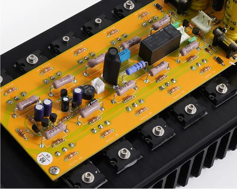 New classs AB 300W+300W high power hifi pure post stereo amplifier ...