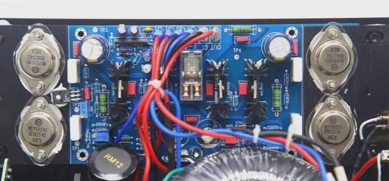 M81 high-power 145W+145W class AB HiFi stereo pure power amplifier