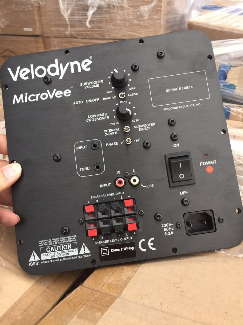 Original NEW High power Velodyne MicroVee 1000 Watts RMS Powered ...