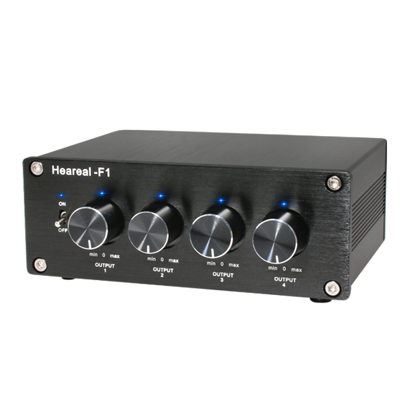 1 input and 4 outputs simultaneously Audio switcher hifi line ...