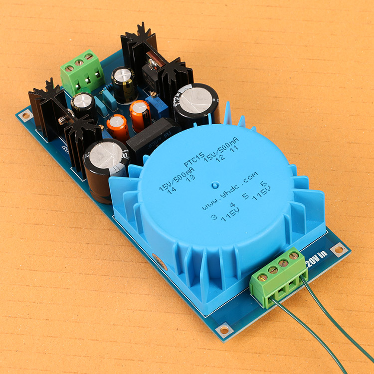 Assembled LM317 LM337 Transformer Output Adjustable Voltage Regulator ...