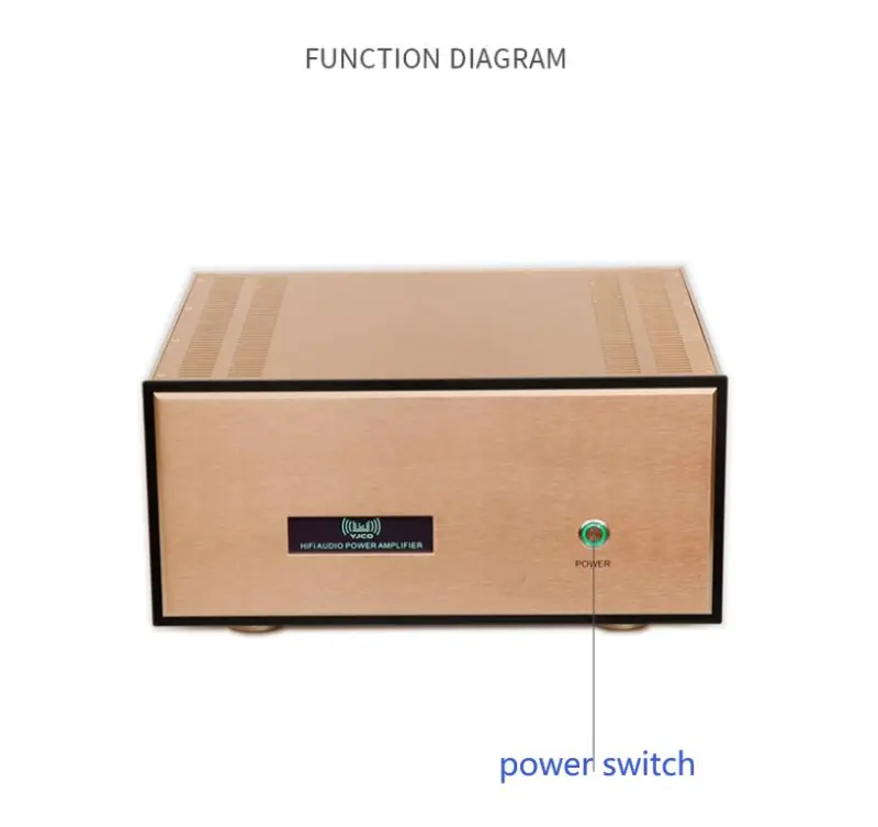 HIEnd Classic Swiss Famous Stereo 250W*2 FM711MK2 class AB Pure Post ...