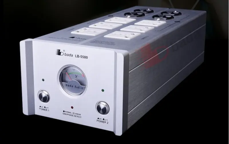 Bada LB-5500 HiFi Power Filter Plant Schuko Socket 8Ways AC Power Conditioner Audiophile Power ...