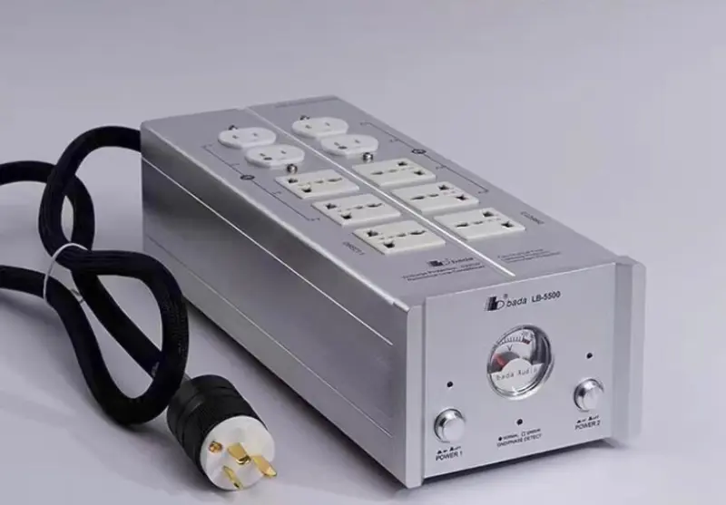 Bada LB-5500 HiFi Power Filter Plant Schuko Socket 8Ways AC Power ...