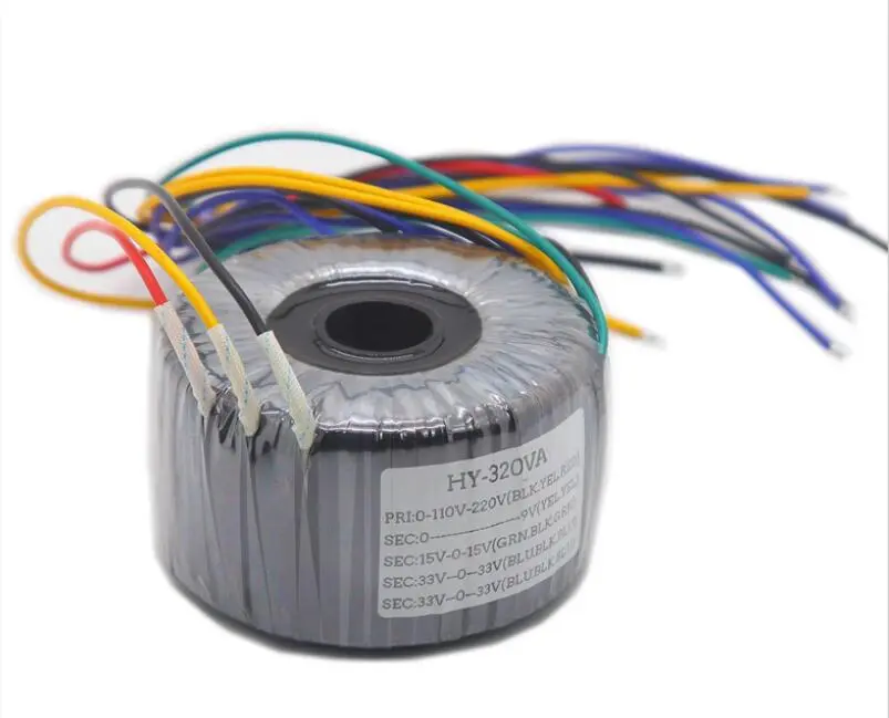 320W HiFi Audio Power Transformer Output 33V-0-33V 33V-0-33V 15V- 0-15V ...
