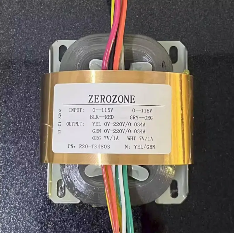 R-20 30VA R type transformer With copper foil shield R-Core 30W 220Vx2 ...